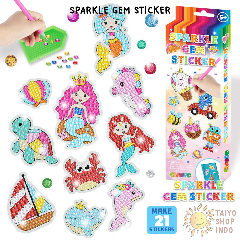 Jual TAIYO Mainan Anak Big Gem DIY Diamond Painting Edukasi Kreatif ...