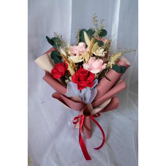 Jual SOAP FLOWER BOUQUET / BUKET BUNGA SABUN | Shopee Indonesia