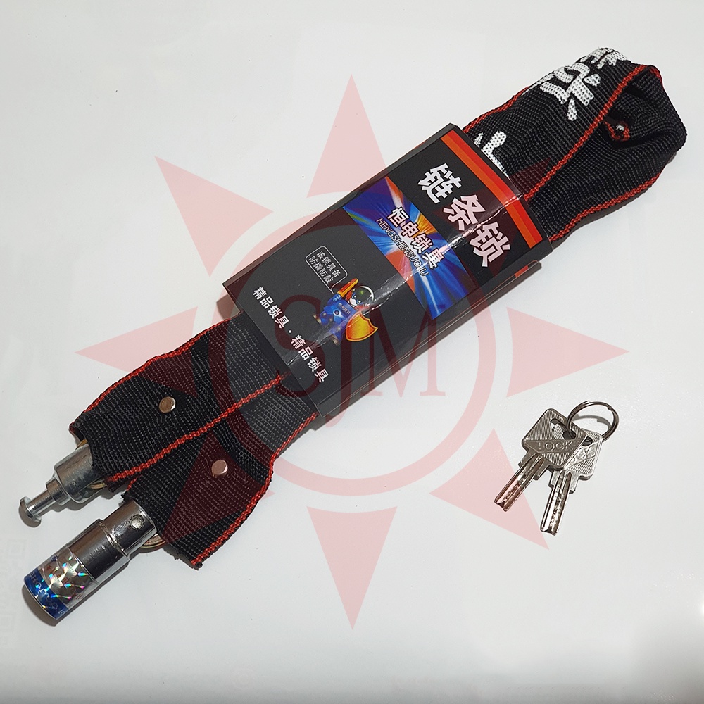 Jual Gembok Rantai 60cm Sepeda / Motor / Pagar Lapis Kain | Shopee ...