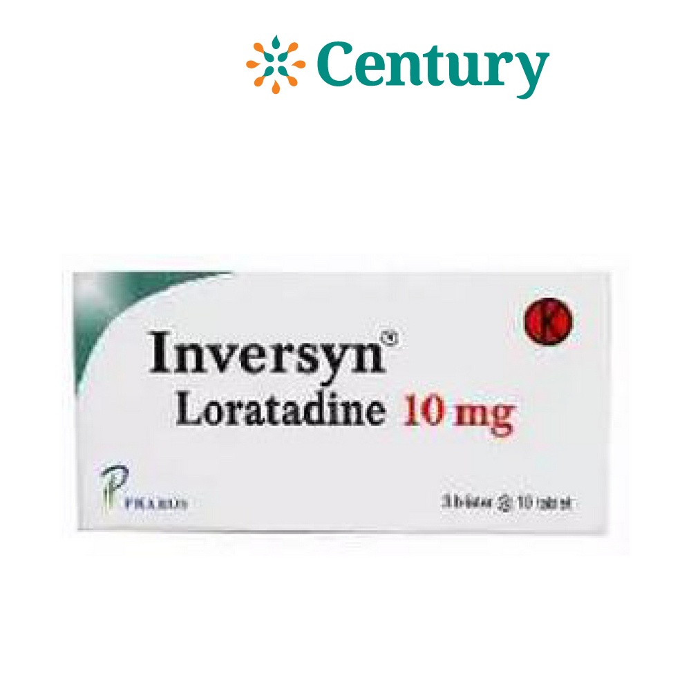 Jual INVERSYN 10 MG 1 BLISTER 10 TABLET /LORATADINE / OBAT ALERGI ...