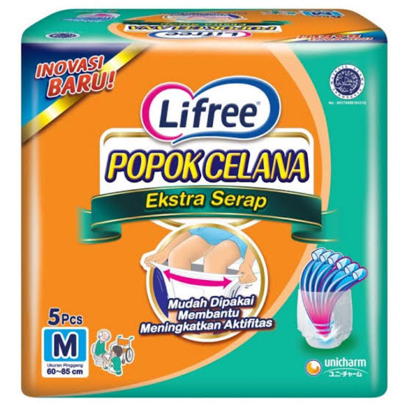 Jual LIFREE POPOK DEWASA UKURAN M ISI 5 CELANA POPOK DEWASA POPOK ORANG TUA | Shopee Indonesia