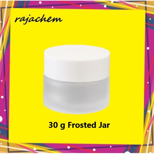Jual Pot Kaca Frosted 30g Tutup Putih 30 g Glass Frosted Jar | Shopee ...