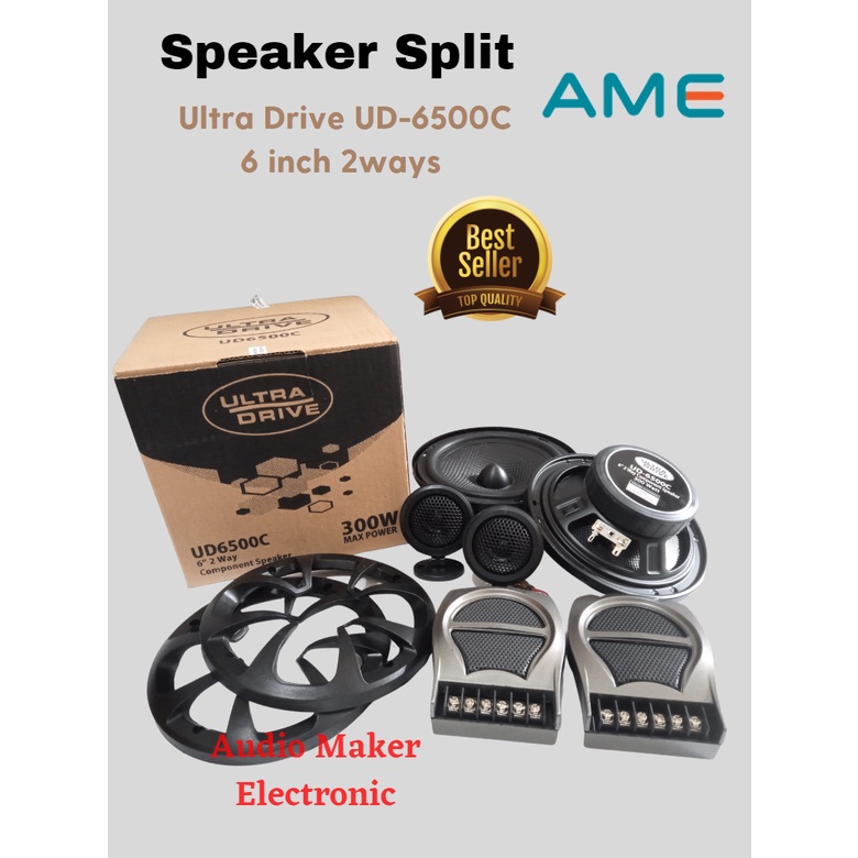 Jual Speaker split Ultra Drive 6 Inch UD-6500C 2ways Premium Quality | Shopee Indonesia