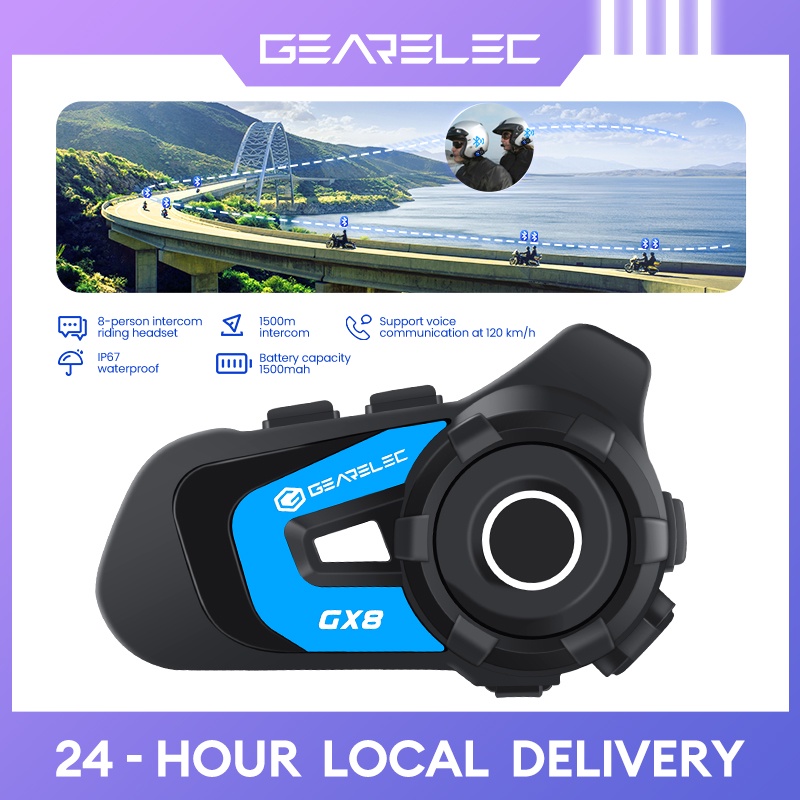 Jual GEARELEC GX8 mendukung hingga 8 orang naik intercom 1500m rentang ...