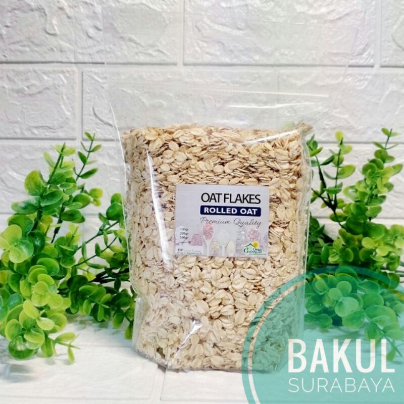 Jual Australian rolled oat 500gr gandum utuh gandum kasar overnight oat ...