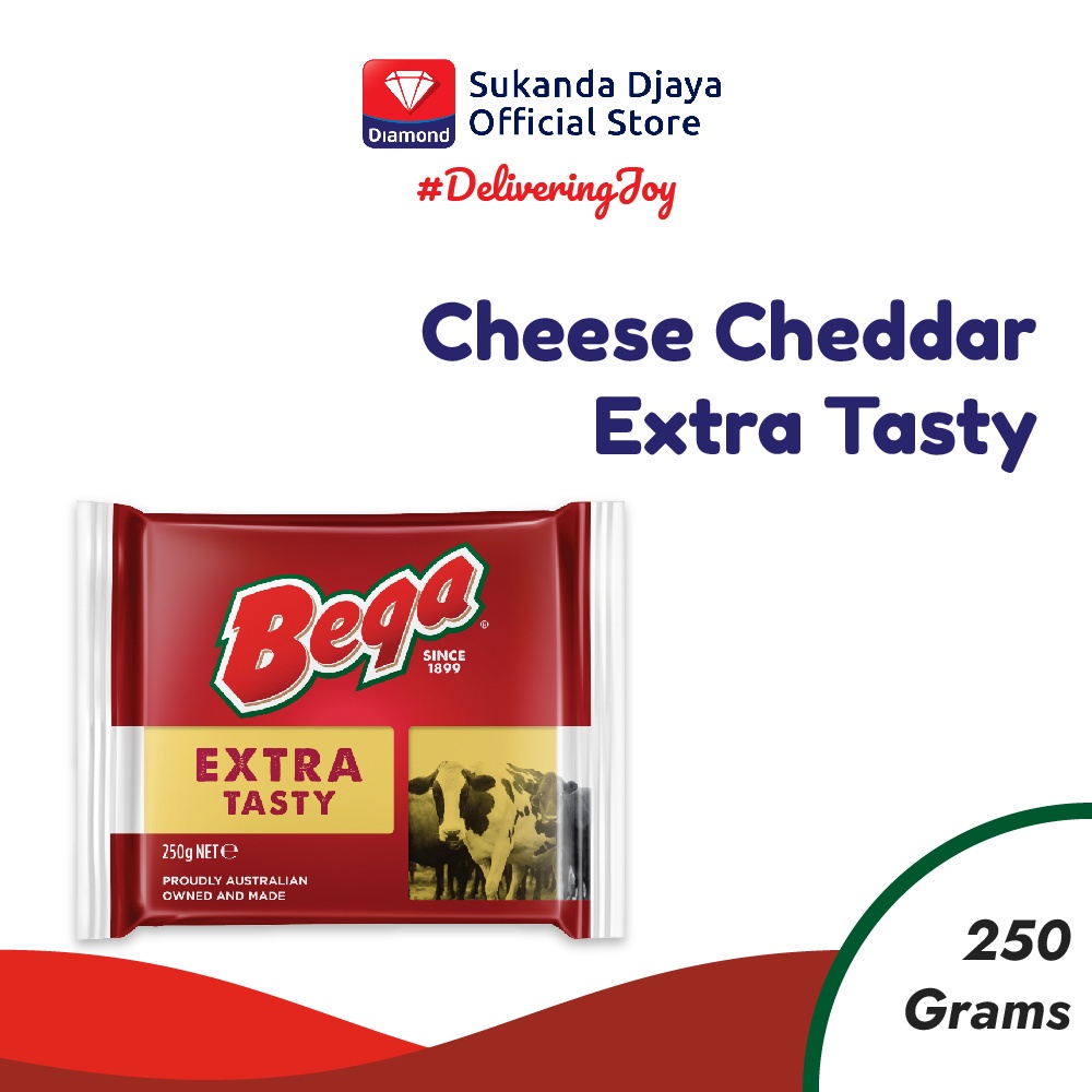 Jual Bega Cheese Cheddar Extra Tasty 250 gr | Shopee Indonesia