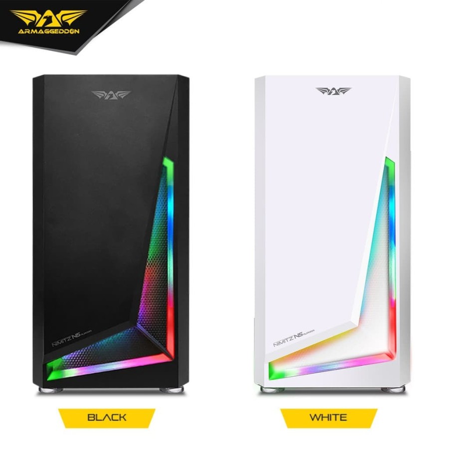 Jual Casing Armageddon Komputer Gaming Pc Armaggeddon Nimitz N5 Rgb ...