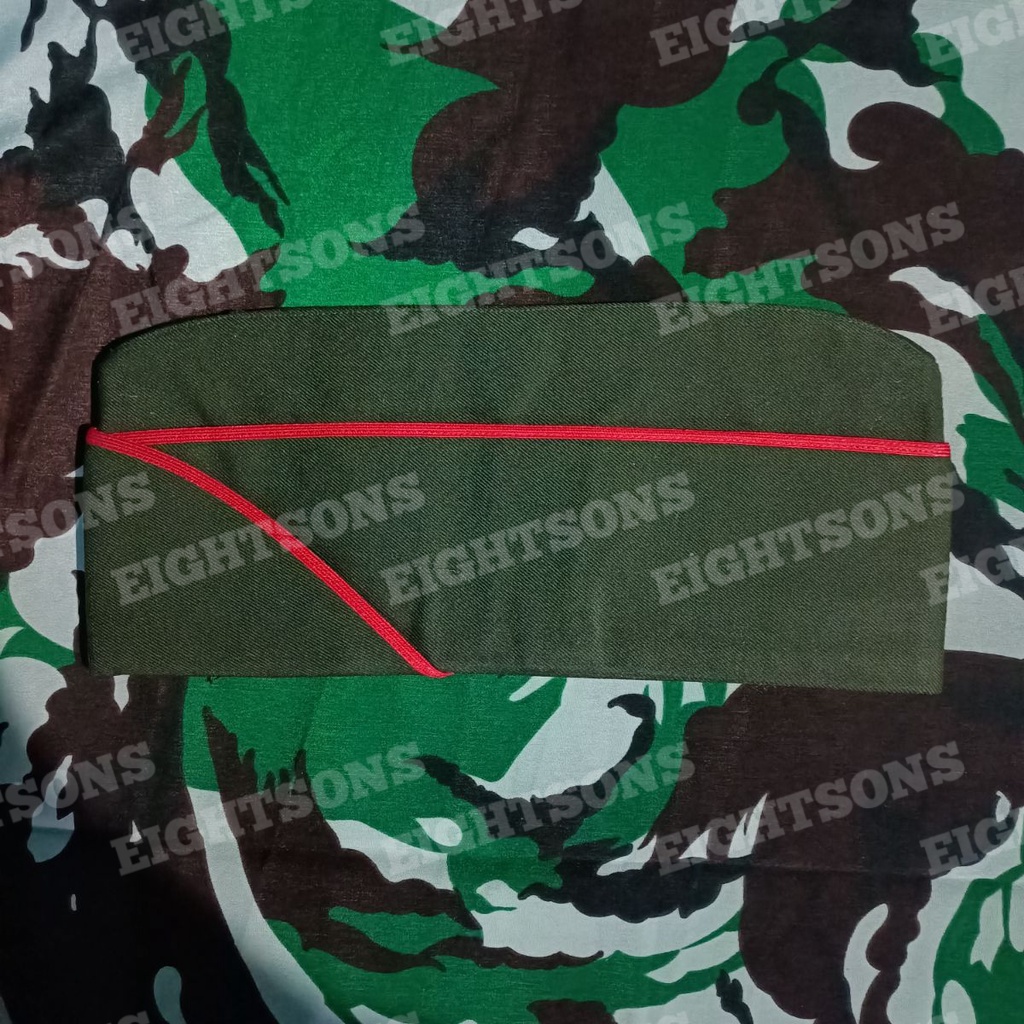 Jual Topi Mut Tamtama TNI Topi Perahu Jatah TNI | Shopee Indonesia