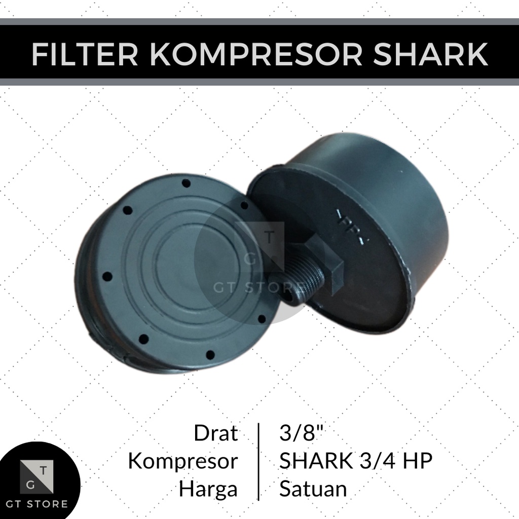 Jual Filter Kompresor Angin 3/8" Kompresor Udara SHARK 3/4 HP | Shopee ...