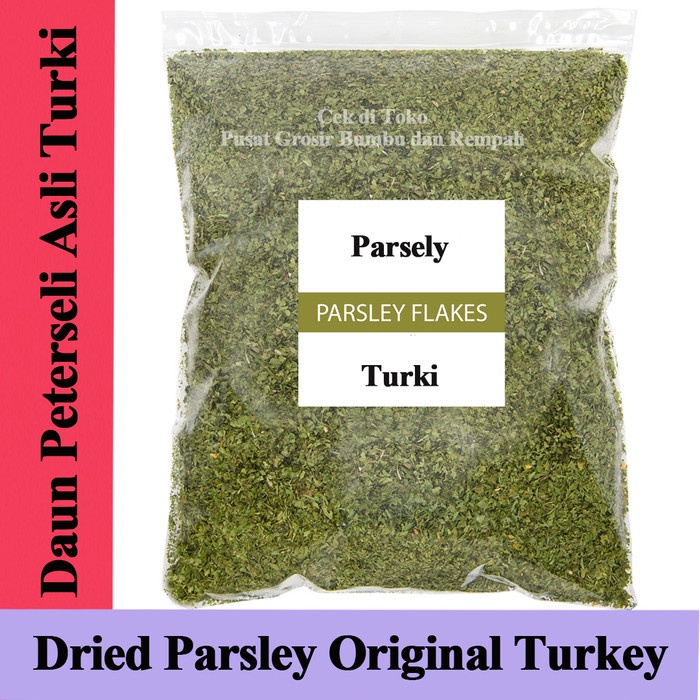 Jual Parsley Kering 1 kg / Daun Parsley Kering / Peterseli / Dried ...