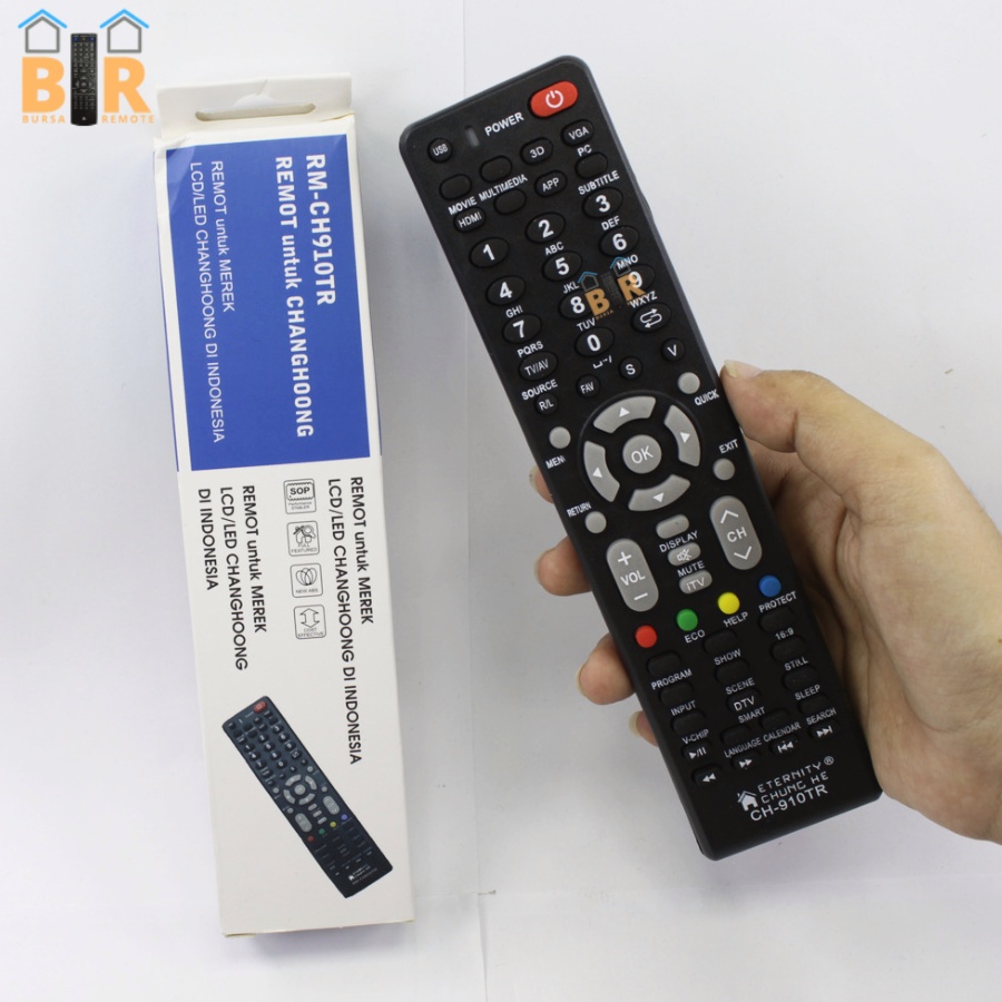 Jual Remot Remote LCD LED Multi Changhong RM - CH910TR Smart TV Android ...