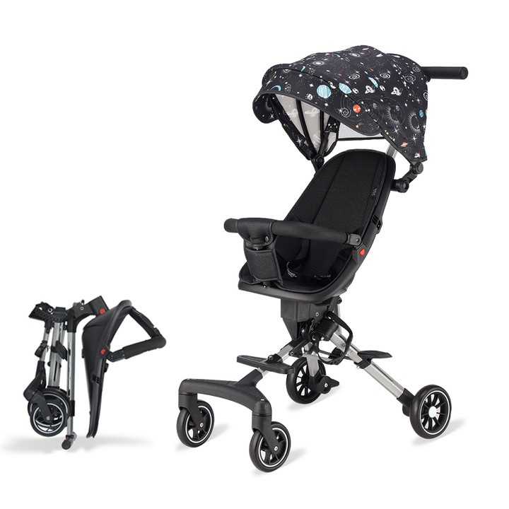 Jual FLYBB Magic Stroller Baby 2way Travel Lightweight Foldable Baby ...