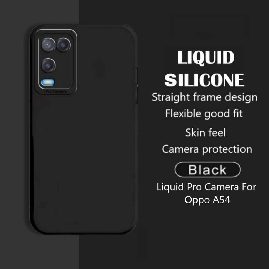Jual CASE OPPO A54 SOFT CASE LIQUID MACARON SLIM PREMIUM CASING COVER ...