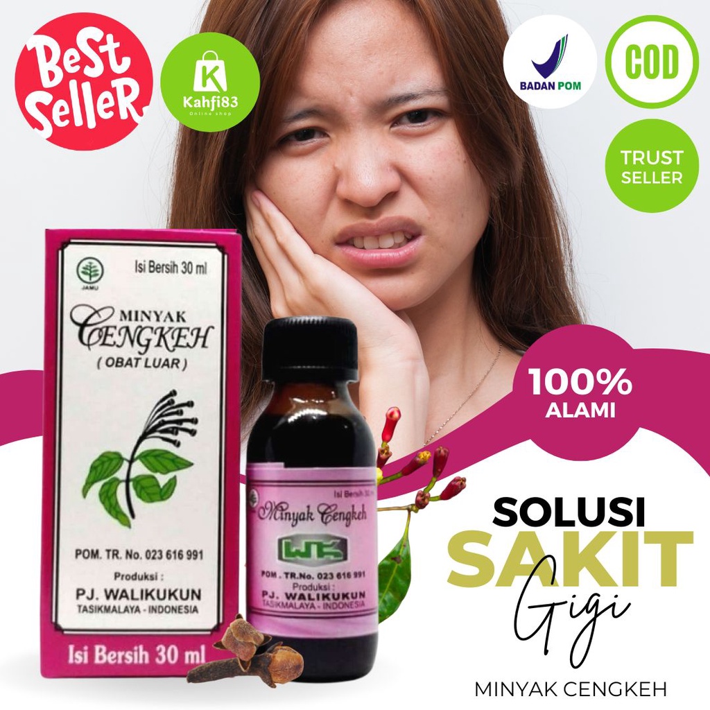 Jual Obat Sakit Gigi Berlubang Ampuh Untuk Anak dan Dewasa Minyak ...