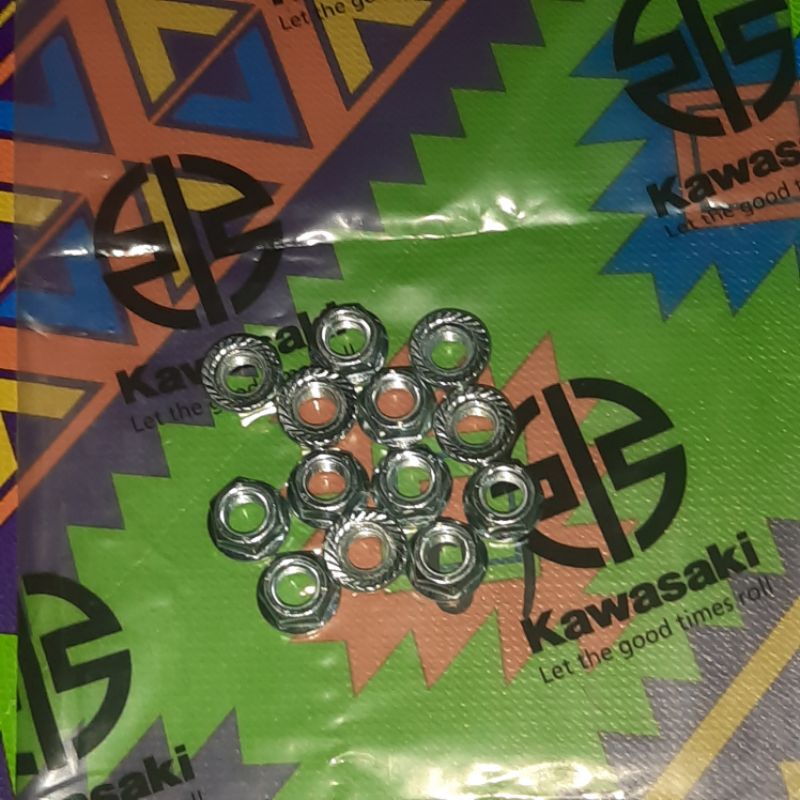Jual MUR 8MM KUNCI 12 MUR SETELAN RANTAI MUR KNALPOT MUR RANGKA NINJA R ...