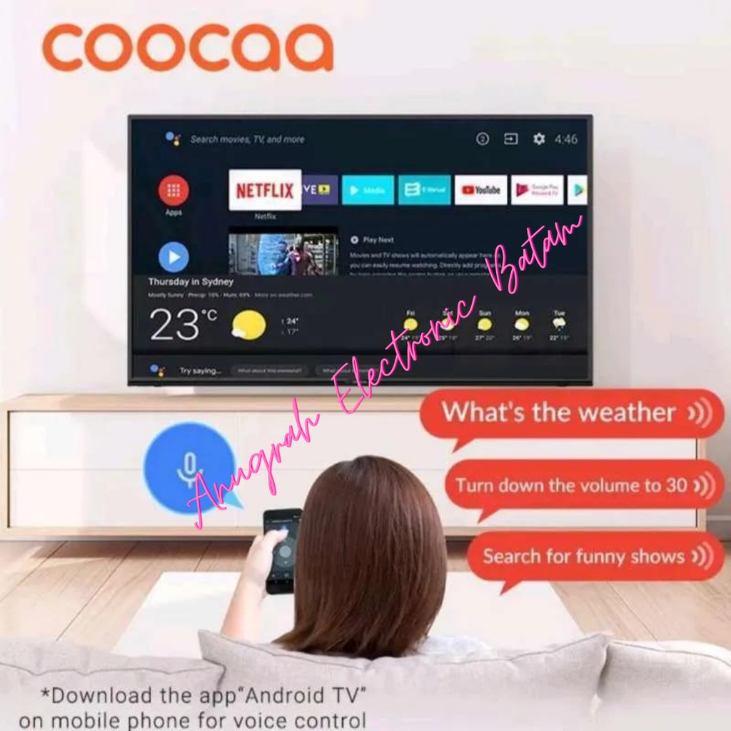 Jual TV LED COOCAA 32 INCH SMART ANDROID 32S3G 32S3 COOCA COCAA COCA ...
