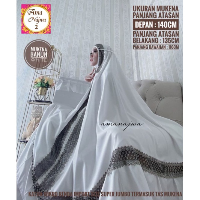 Jual mukena banun by ama najwa 2 | Shopee Indonesia