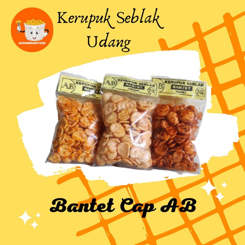 Jual KERUPUK SEBLAK (UDANG) KRUPUK bantet 60gr TERLARIS | Shopee Indonesia