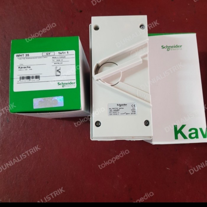 Jual Ins Isolator Swicth Wht 35 Gy , 3P 35A Schneider | Shopee Indonesia