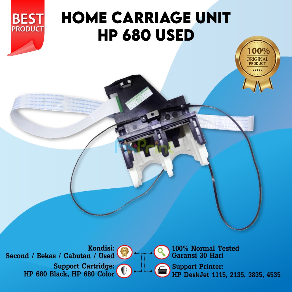 Jual Home Cartridge HP 680, Carriage Unit Printer HP Deskjet 2135 2130 ...