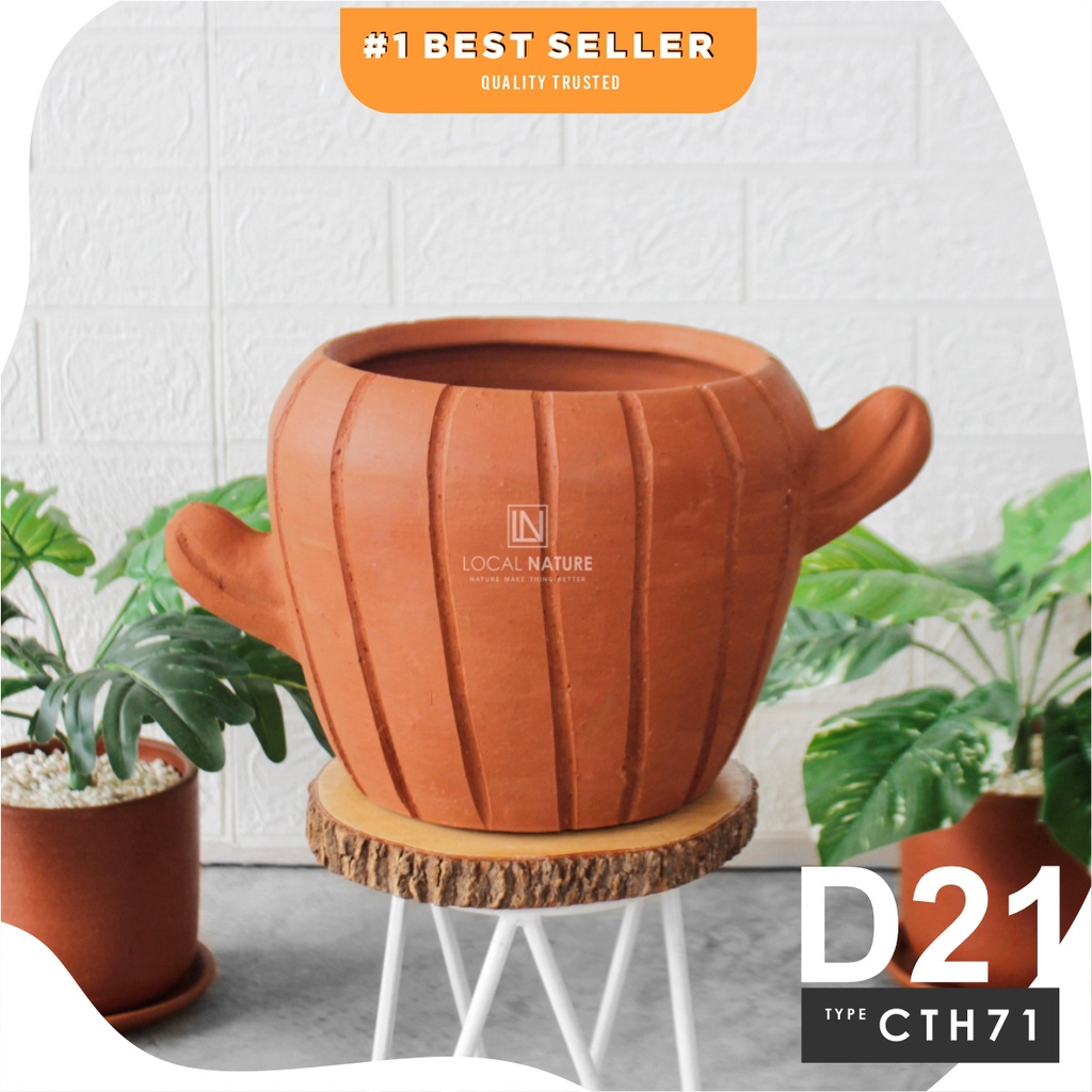 Jual (CTH71) Pot Bunga | Pot Aesthetic | Pot Tanaman | Pot Keramik ...