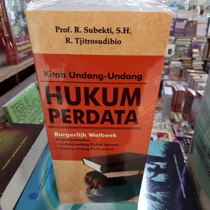 Jual Buku Kitab Undang Undang Hukum Perdata By Prof Dr Subekti | Shopee ...