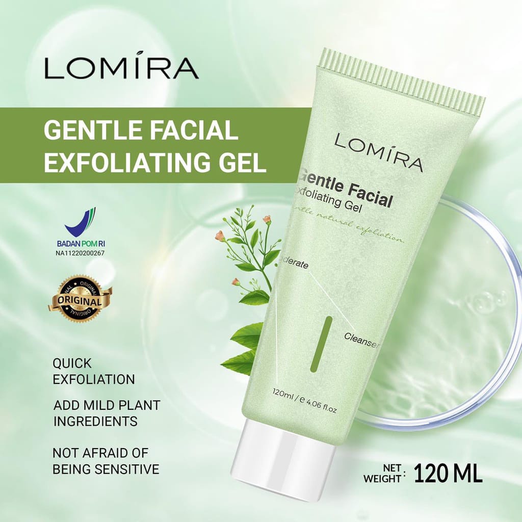 Jual LIVI - Lomira Gentle Facial Exfoliating Gel 120ml | Shopee Indonesia