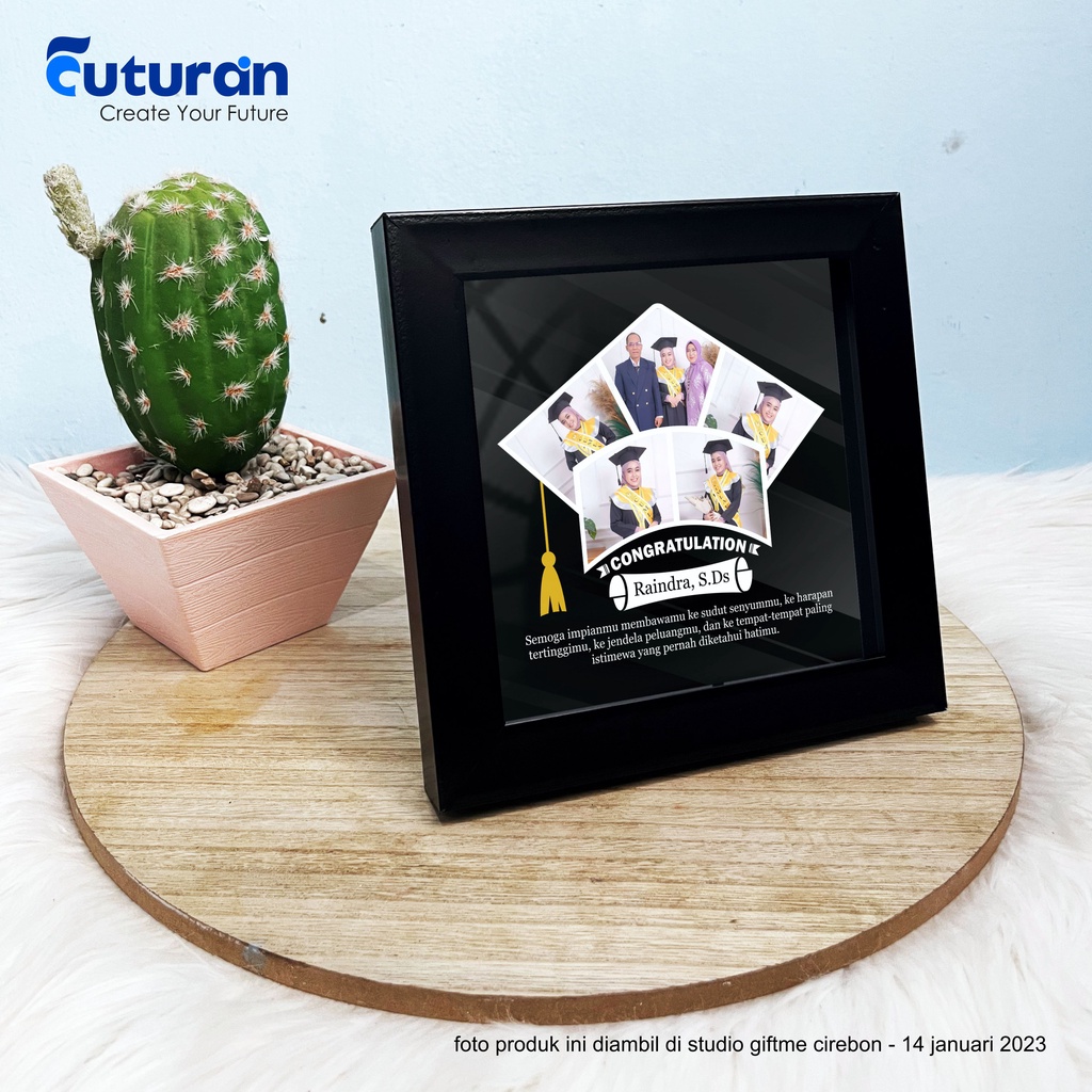Jual Gift Custom Bingkai Foto - Untuk Kado Wisuda - Kado Kelulusan ...