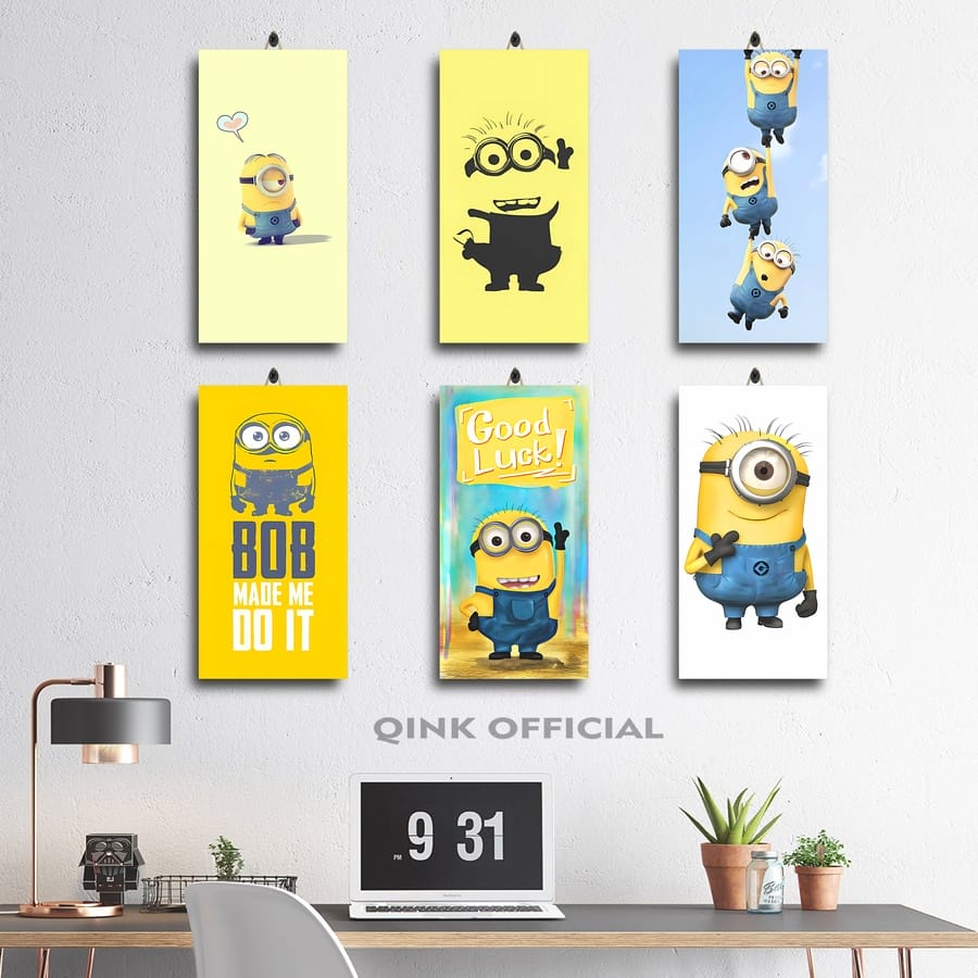 Jual 21-32 DEKORASI KAMAR CARTOON WALLPAPER MINION 15X30 OIKUE/QRWSN ...