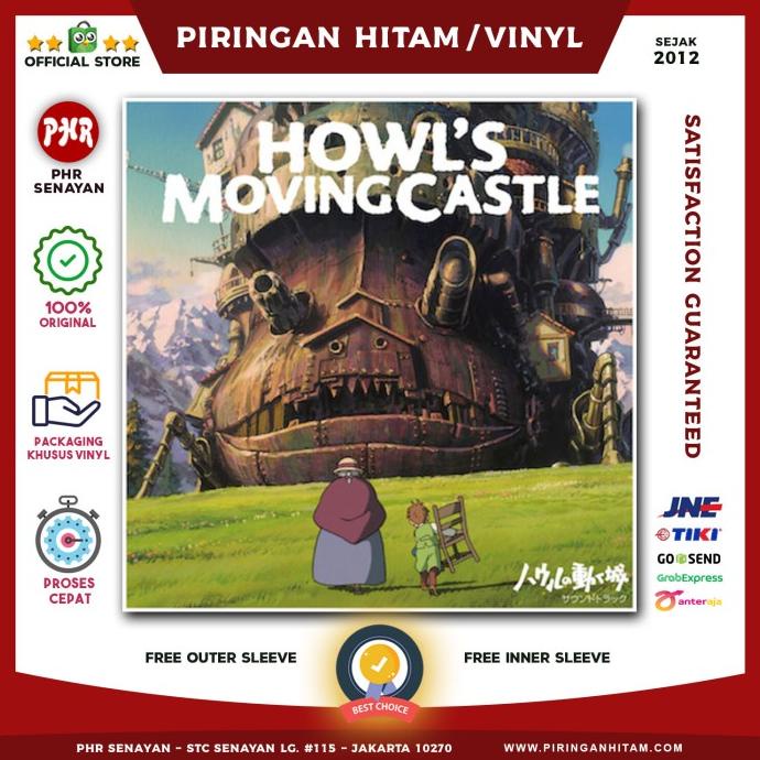 Jual JUAL Vinyl JOE HISAISHI - Howl's Moving Castle OST [Piringan Hitam ...