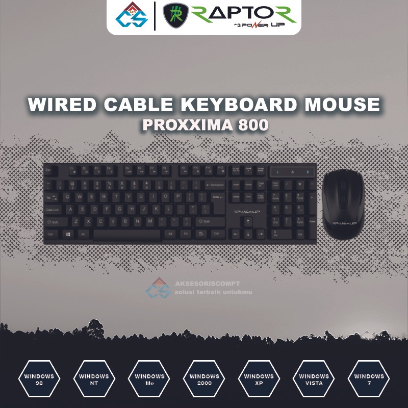 Jual Power Up Keyboard and Mouse PROXXIMA 800 | Shopee Indonesia