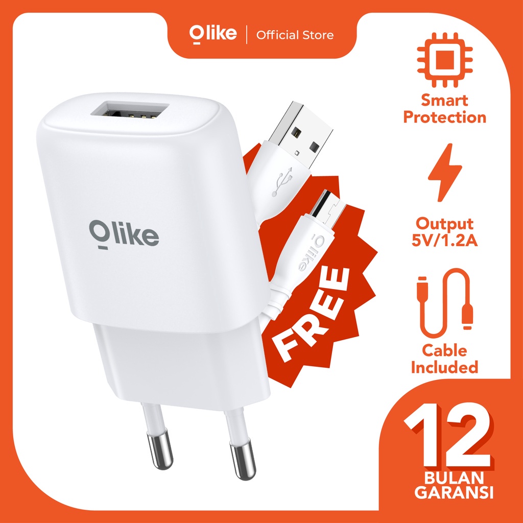 Jual Olike C102 Charger Adaptor Travel Adapter Fast Charging Include ...