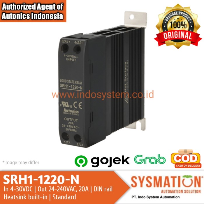 Jual Autonics Solid State Relay plus Heatsink SRH1-1220-N | Shopee Indonesia