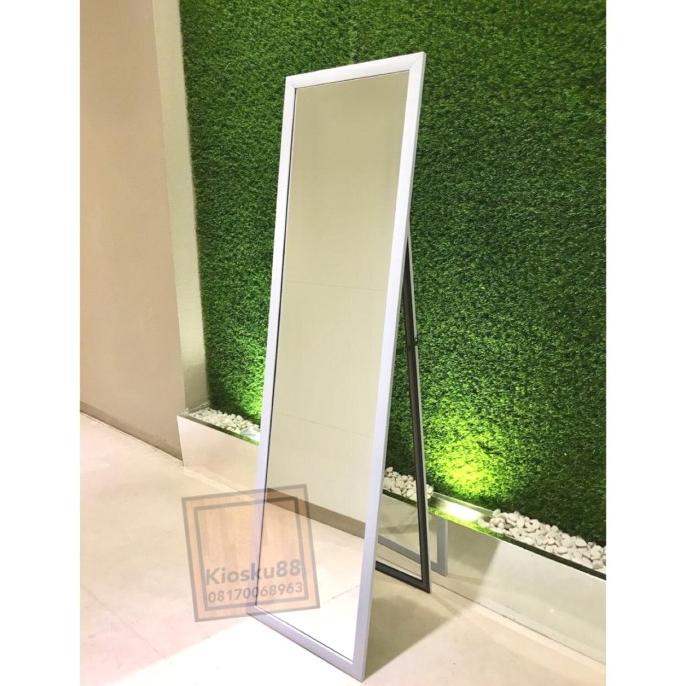 Jual Standing Mirror Cermin Berdiri Full Body Satu Badan Besar | Shopee ...
