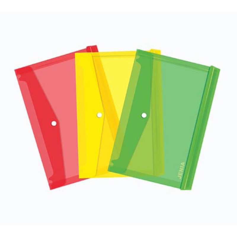 Jual Map Plastik Kancing Punggung Warna Polos Transparan - Stopmap ...