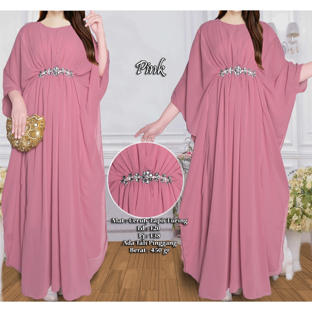 Jual shabira Kaftan simple dan mewah/ Baju kaftan muslim lebaran ...