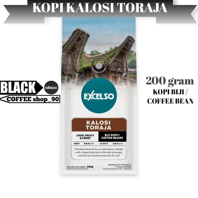 Jual NEW Kopi Excelso Kalosi Toraja 200 Gram (kopi biji/coffee beans ...