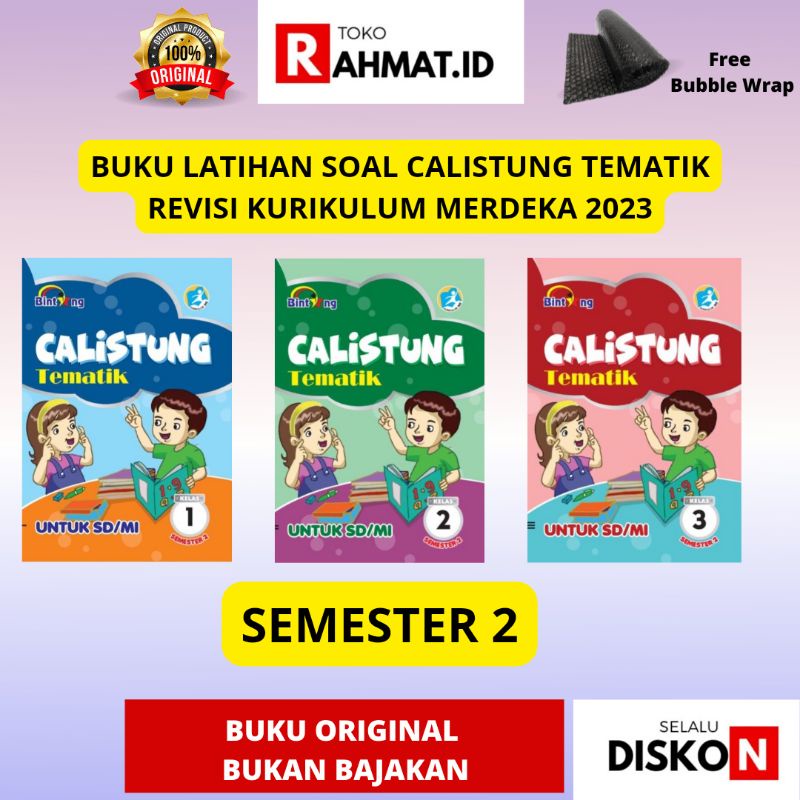 Jual LKS BINTANG CALISTUNG KELAS 1 2 3 SEMESTER 2 KURIKULUM MERDEKA ...