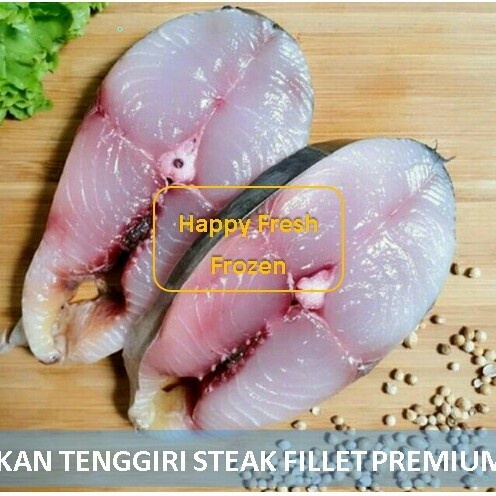 Jual ikan tenggiri steak fillet beku premium uk 500 gram | Shopee Indonesia