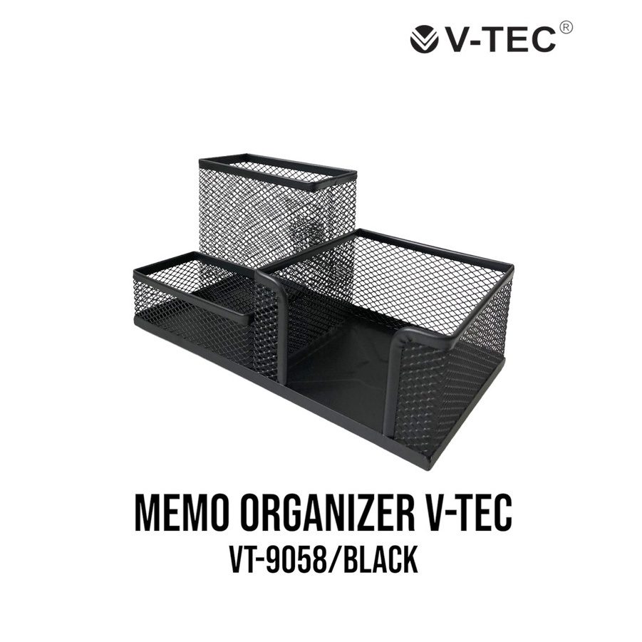 Jual Memo Organizer V-Tec VT-9058 Desk Set Organizer Jaring Kotak Memo ...