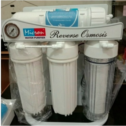 Jual RO MICRON (PURELINE) 100 GPD PRESSURE GAUGE// REVERSE OSMOSIS ...