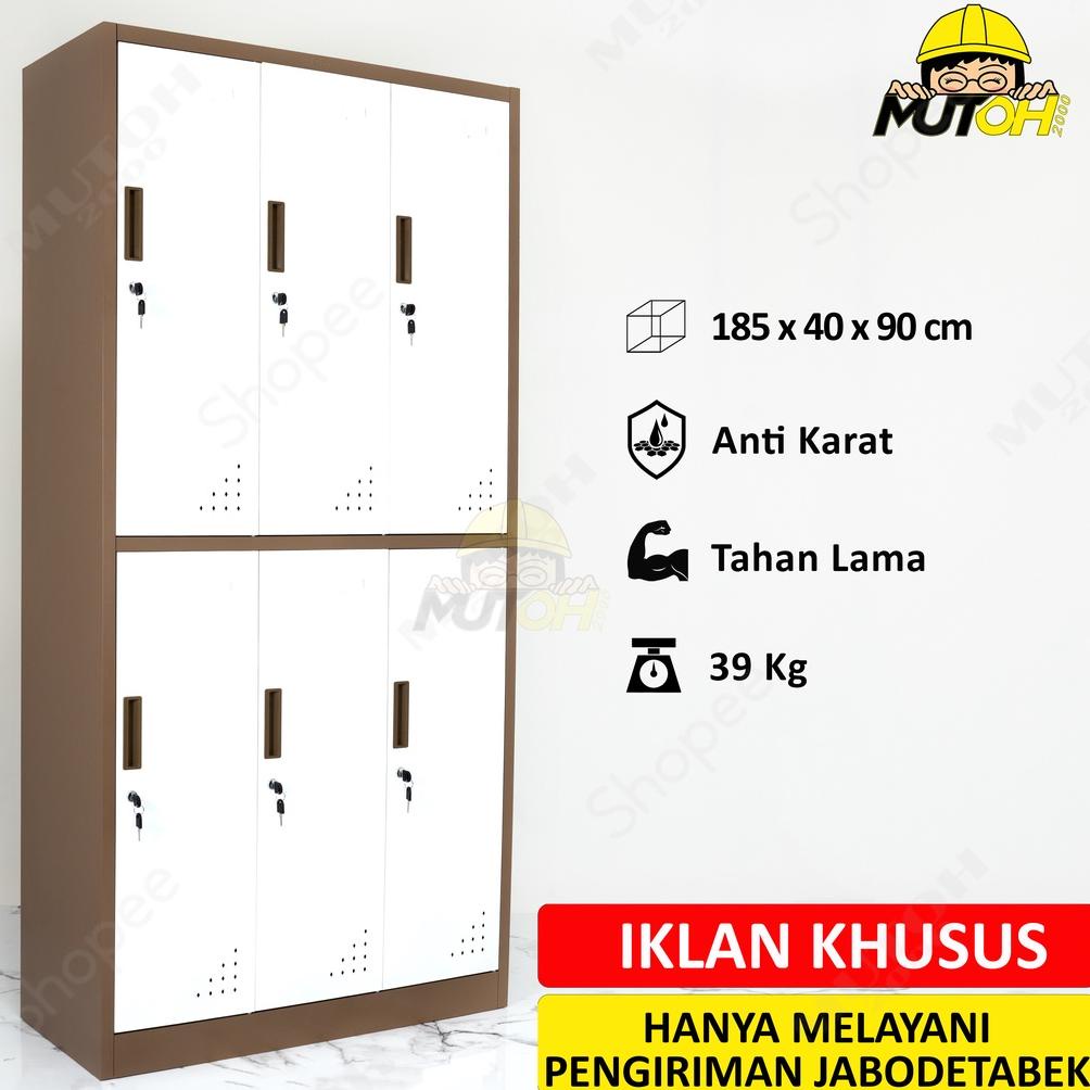 Jual PRODUK- LOKER BESI LOCKER BESI 6 PINTU - IKLAN KHUSUS PENGIRIMAN ...