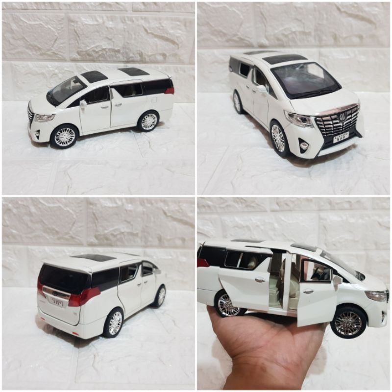 Jual Diecast Mobil Toyota Alphard - Mainan Miniatur Mobil Alphard Skala ...