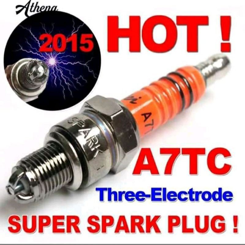 Jual BUSI RACING BOGO C7HSA BUSI MOTOR KAKI3 DRAT PENDEK BUSI MOTOR ...