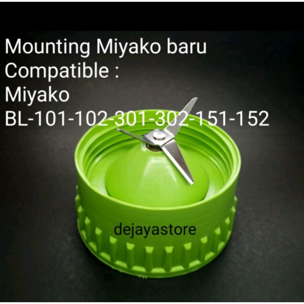 Jual Mounting blender Miyako model baru mangkok pisau gigi plastik ...