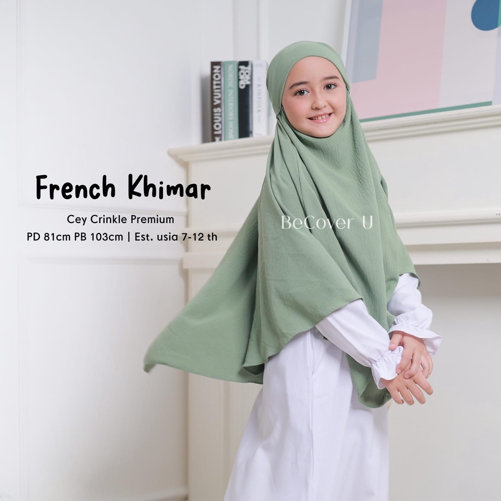Jual French Khimar Kidz Hijab Khimar Anak By BeCoverU | Shopee Indonesia