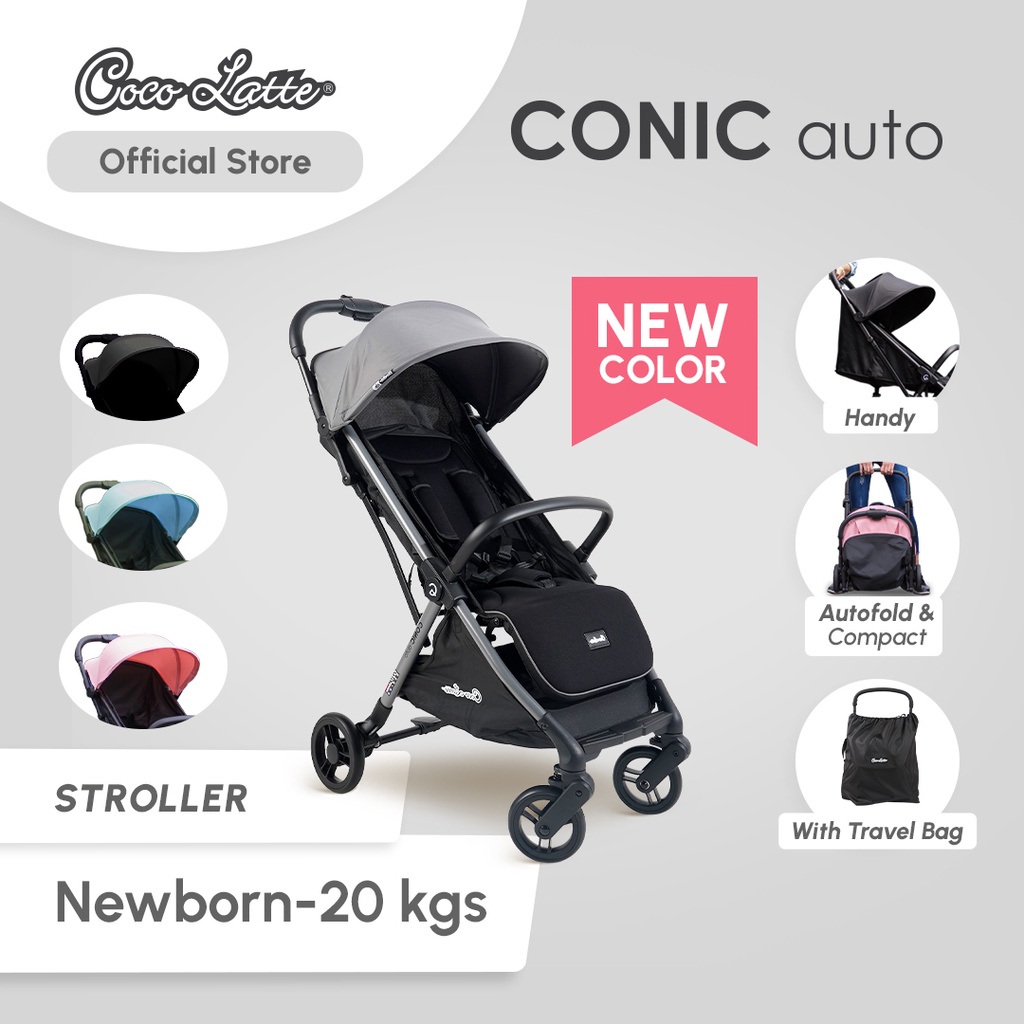 Jual COCOLATTE Conic Auto Stroller | Shopee Indonesia
