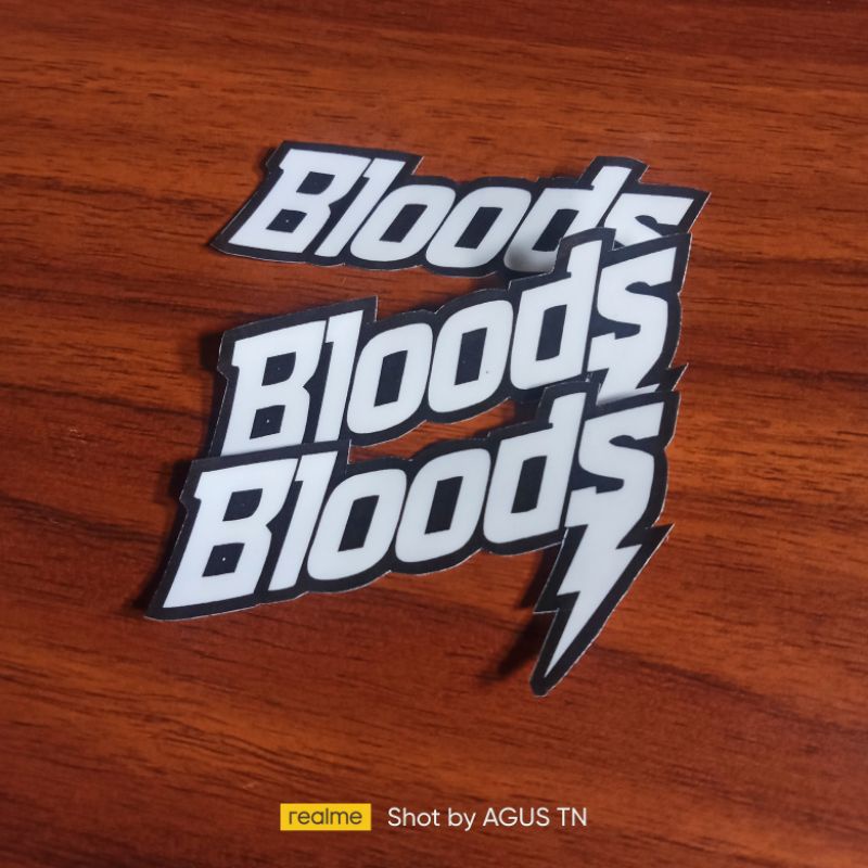 Jual STIKER STICKER BLOODS STICKER PRINTING | Shopee Indonesia