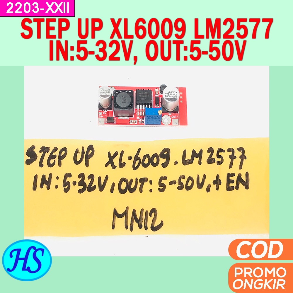 Jual DC-DC Step Up XL6009 Modul Pengganti LM2577 15W 5-32V Ke 5-50v ...