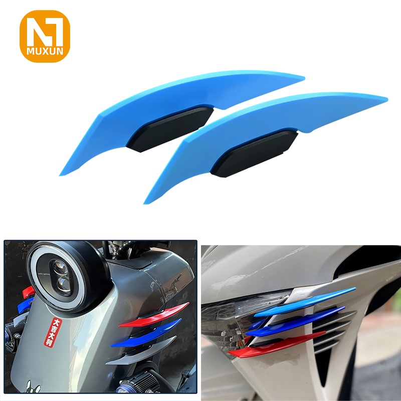Jual 2 Buah Motor Winglet Aerodinamis Spoiler Sayap Sisi Spoiler Stiker ...